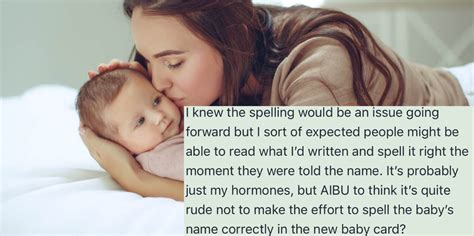 New Mom Angry At Family Members For Misspelling Baby S Name YourTango