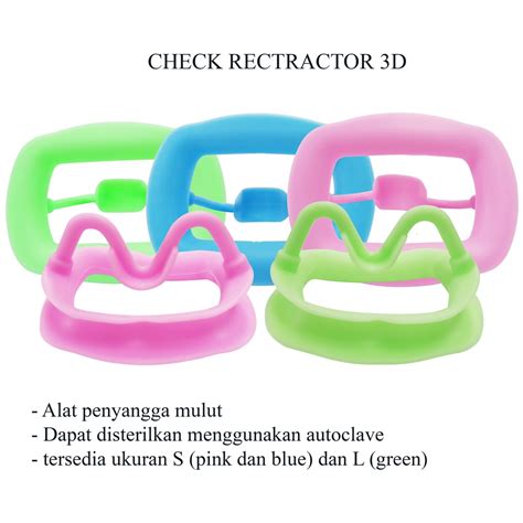 Jual Check Rectractor 3d Penyangga Mulut Shopee Indonesia