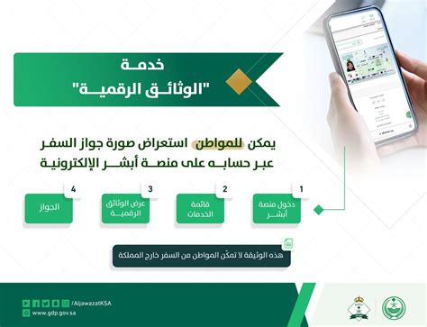 الجوازات السعودية On Twitter تعرّف على خطوات الاستفادة من خدمة