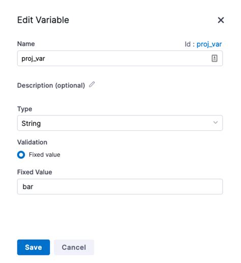 Define Variables Harness Developer Hub