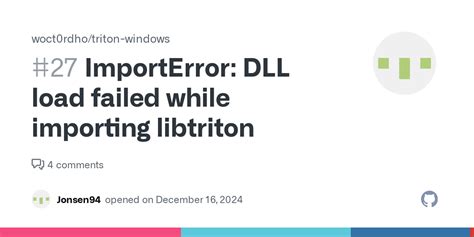 Importerror Dll Load Failed While Importing Libtriton · Issue 27