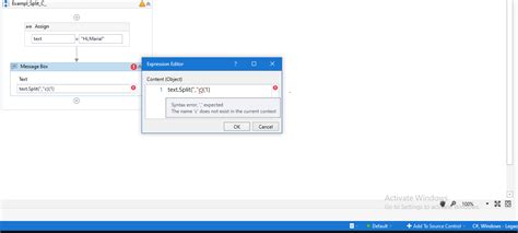 How To Solved Error Convert From String To Char In Split Text With C Automation Starter