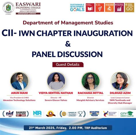 Leadership Networking Careergrowth Cii Iwn Paneldiscussion
