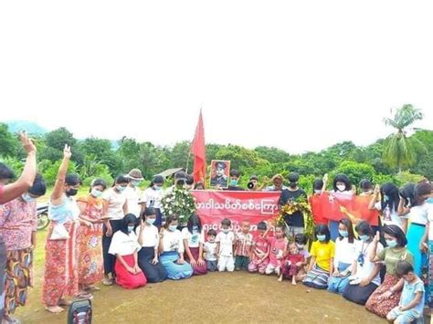 အာဇာနည်နေ့အထိမ်းအမှတ် ဘဝါကျေးရွာ ပြည်သူတွေ စစ်အာဏာရှင်အလိုမရှိကြောင