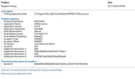 computer crashed randomly r coolermaster