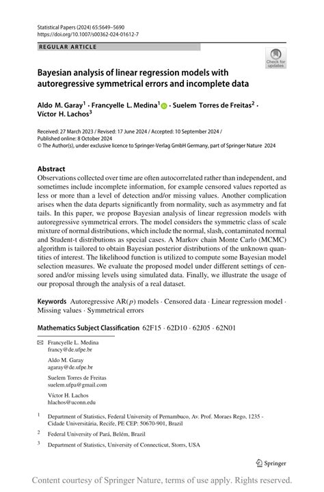 Bayesian Analysis Of Linear Regression Models With Autoregressive Symmetrical Errors And