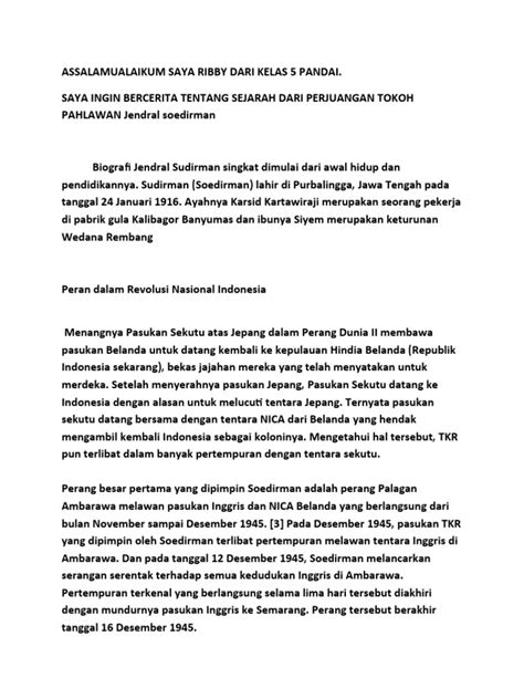 Kisah Jendral Sudirman Pdf