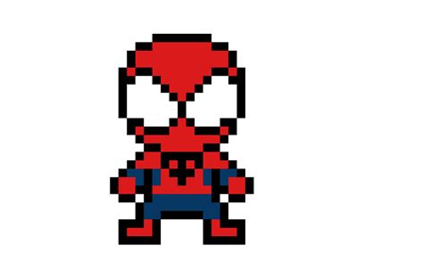 Spider Man Pixel Art