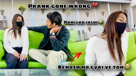 Prank Gone Wrong 💔 Behosh Ho Gayi 🥺 Kawasaki Loudest Zx6r 🙈 Youtube