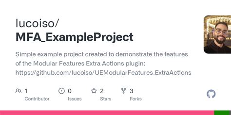 GitHub Lucoiso MFA ExampleProject Simple Example Project Created To Demonstrate The Features
