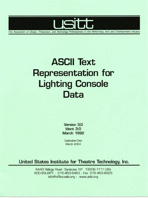 ascii protocol pdf command line interface reserved word