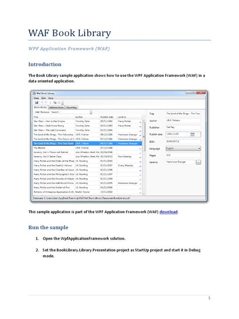 book library pdf windows presentation foundation extensible