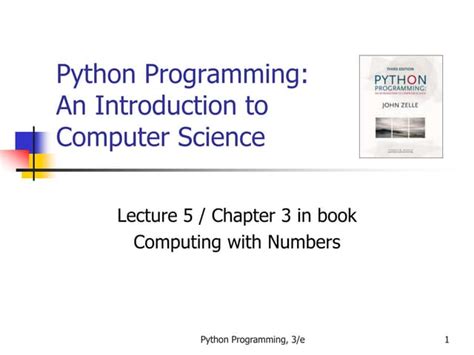 Lecture 5 Computing With Numbers Math Libpptx