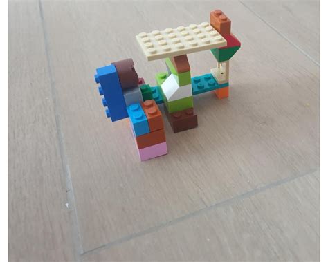 Lego Moc Tiny Inverted House By Tinyscale Rebrickable Build With Lego