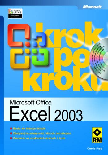 Microsoft Office Excel 2003 Krok Po Kroku Frye Curtis Książka W Empik