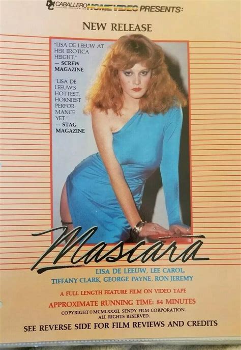 Lisa De Leeuw Photograph Movie Promotional Ad Mascara 1982 2109544628