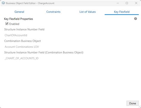 Use Key Flexfield Pickers