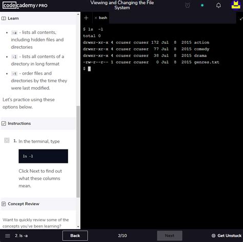 Learn The Command Line Problems In The Manipulation Lesson Bug