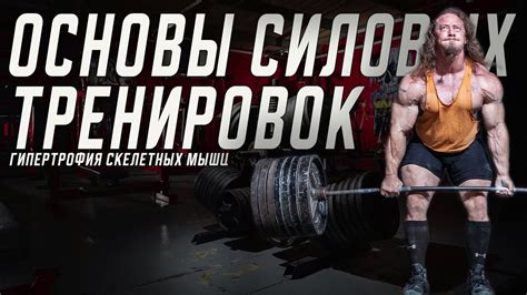 Основы силовых тренировок. Мышечная гипертрофия. - YouTube
