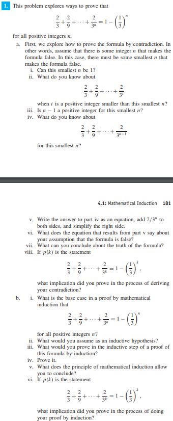 solved 1 this problem explores ways to prove that 3 for all