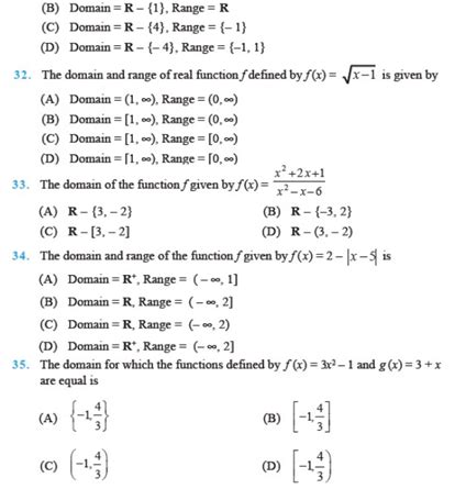 Important Questions For Class Maths Chapter Relations And Functions