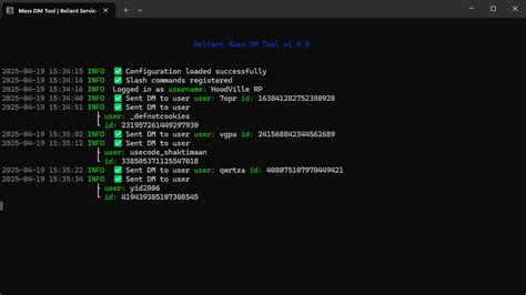 🚀 Mass Dm Discord Tool
