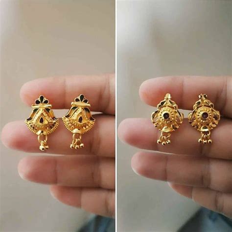 25 Grams Short Neckless Gold Necklace Designs Gold Gold Earrings