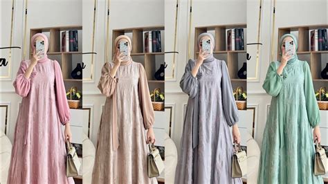 Rekomendasi Dress Maxy Model Polos Cocok Di Buat Jalan Jalan Youtube