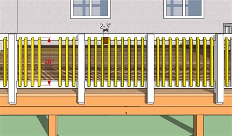 Building Deck Railings Howtospecialist How To Build Step By Step Diy Plans
