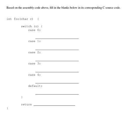 Solved Problem 3 Consider The Following Assembly Code For A Chegg