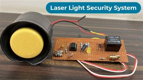 Laser Security System Using 555 Timer Ic And Ldr