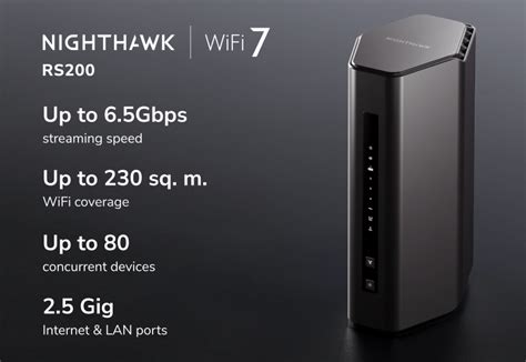 Rs200 Nighthawk Wifi 7 Router 6 5gbps Netgear