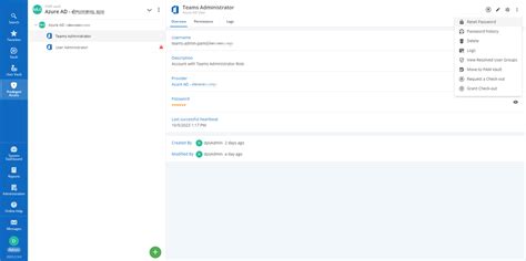 Securing A Microsoft Teams Administrator With Pam In Devolutions Server