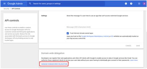 Configuration Of The G Suite Support Services