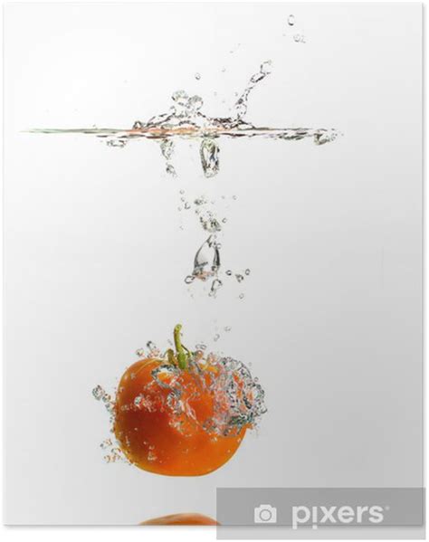 Poster Tomato Spash Pixersuk