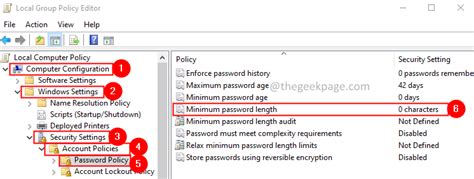 How To Set A Minimum Password Length In Windows 1110