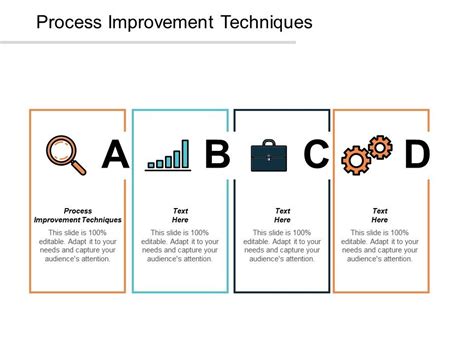 Process Improvement Techniques Ppt Powerpoint Presentation Inspiration Design Ideas Cpb