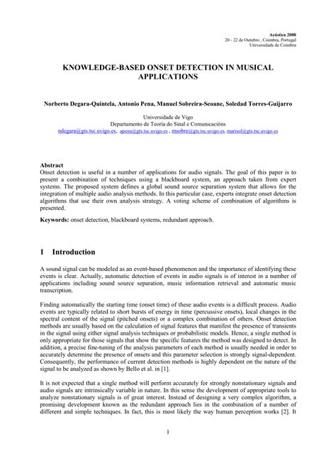 pdf knowledge based onset detection in musical applications