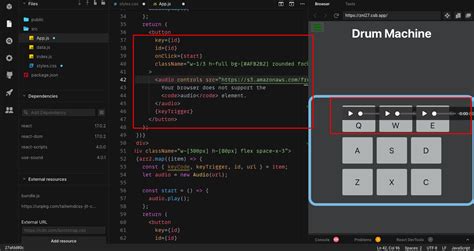 How To Include A Sound In Drum Machine Project Javascript The