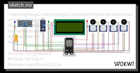 Green House B Wokwi Esp32 Stm32 Arduino Simulator
