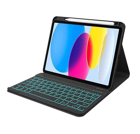 Typecase Keyboard Case For IPad 11th A16 2025 IPad 10th Gen With 7 Colors Backlits Multi