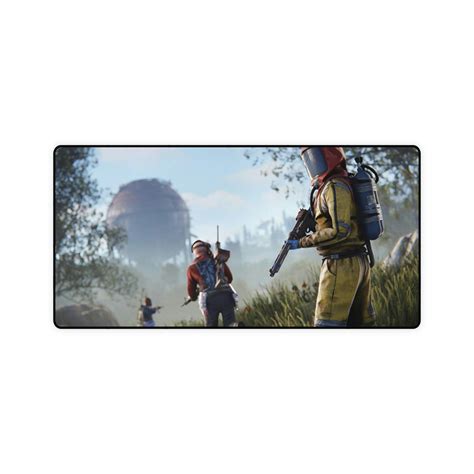 Rust Game Desk Mat Etsy