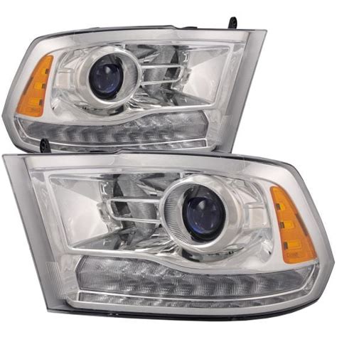 Headlights For Dodge Ram 1500 2500 3500 Pick Up 13 15 Halogen Projector