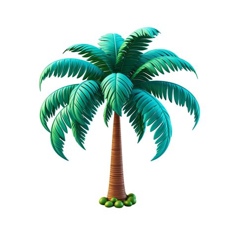 Ai Generated 3d Palm Tree 36409569 Png