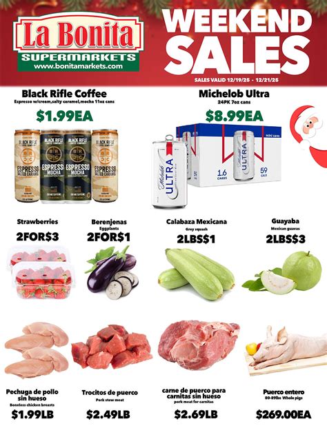 Weekend Sales Bonita Supermarkets