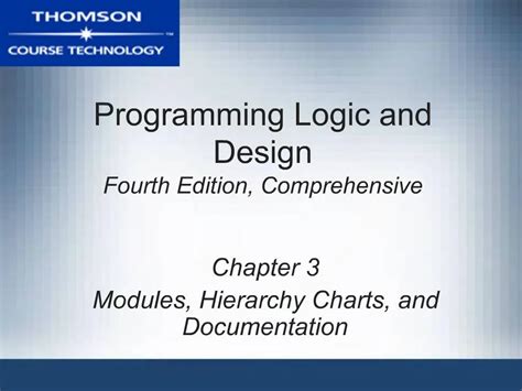ppt programming logic and design fourth edition comprehensive