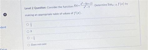 Solved Level 1 Question Use The Graph Below For The Chegg Com