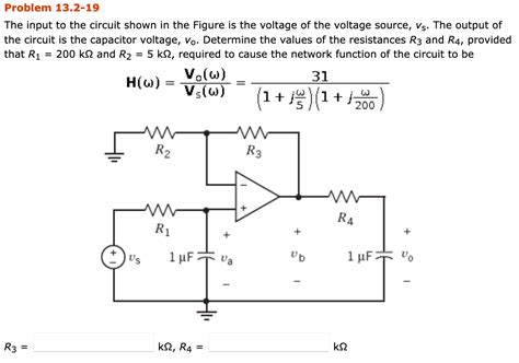 Solved Problem The Input To The Circuit Shown In The Chegg Com