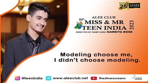 Niket Raj Finalist Of Alee Club Miss And Mr Teen India 2023 Shares His