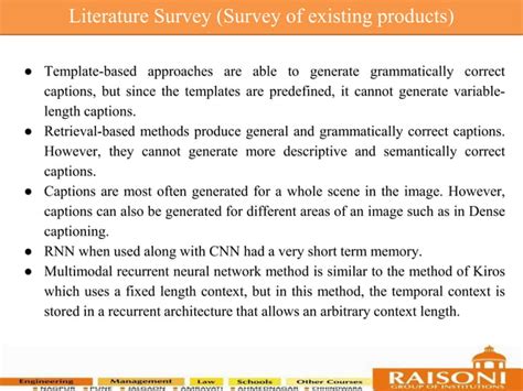 Image Captioning Using Dl And Nlppptx